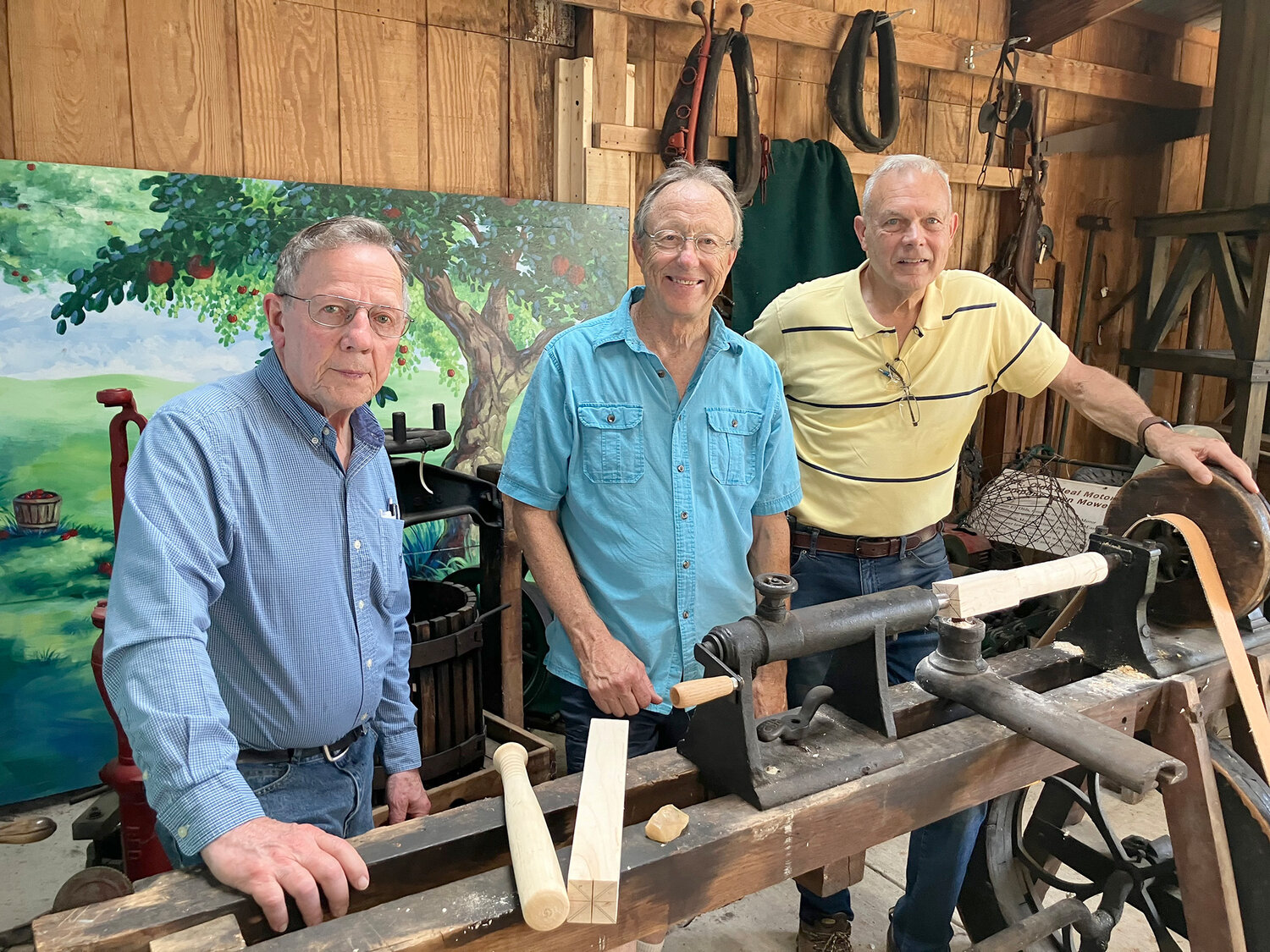 Antique wood lathe store